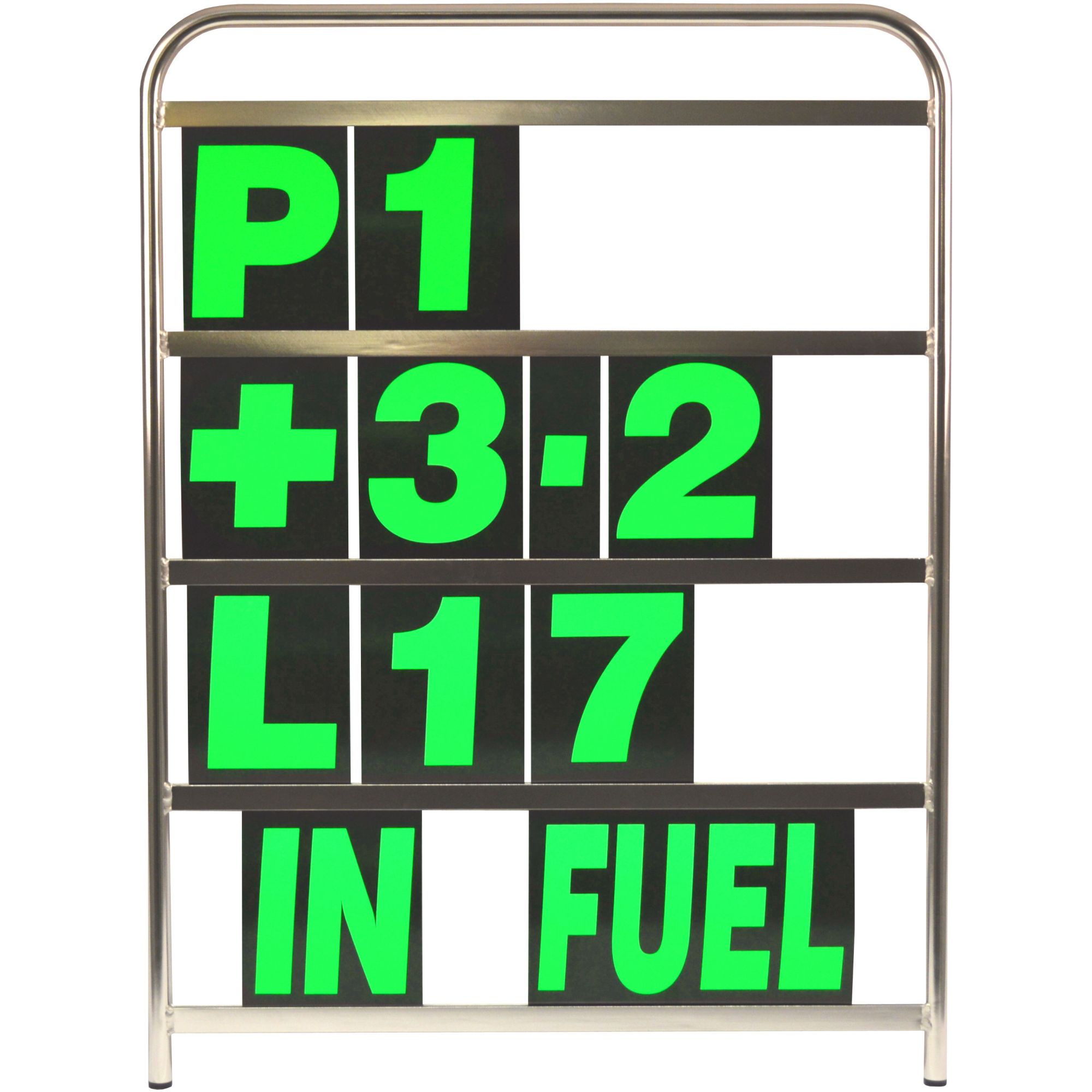 Buy BG Racing Standard Aluminium Pit Board and Number Sets from ...